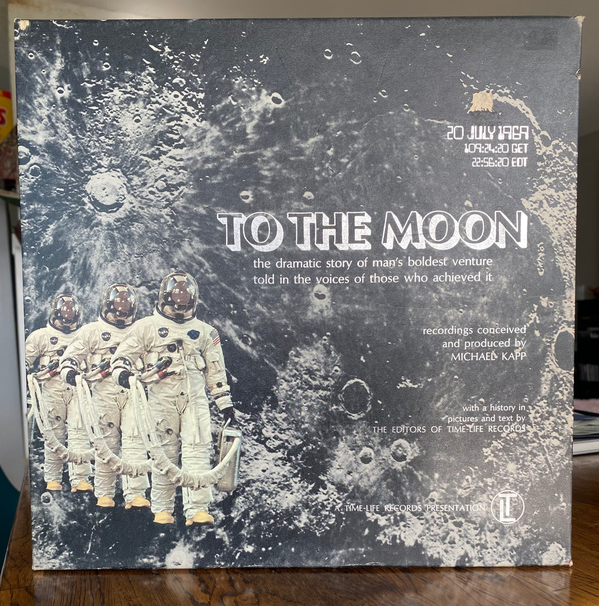 Time Life Records “To The Moon” 6 LP and Book Box Set 1969 Original al ...