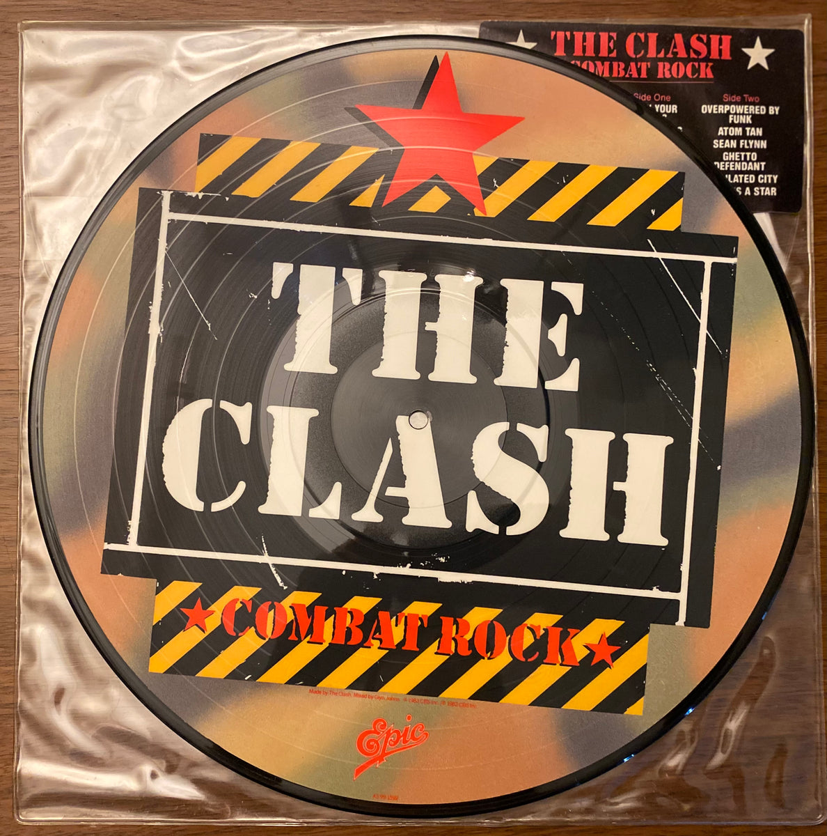 The Clash Combat Rock Picture Disc. 1983 Limited Edition. – Turntable ...
