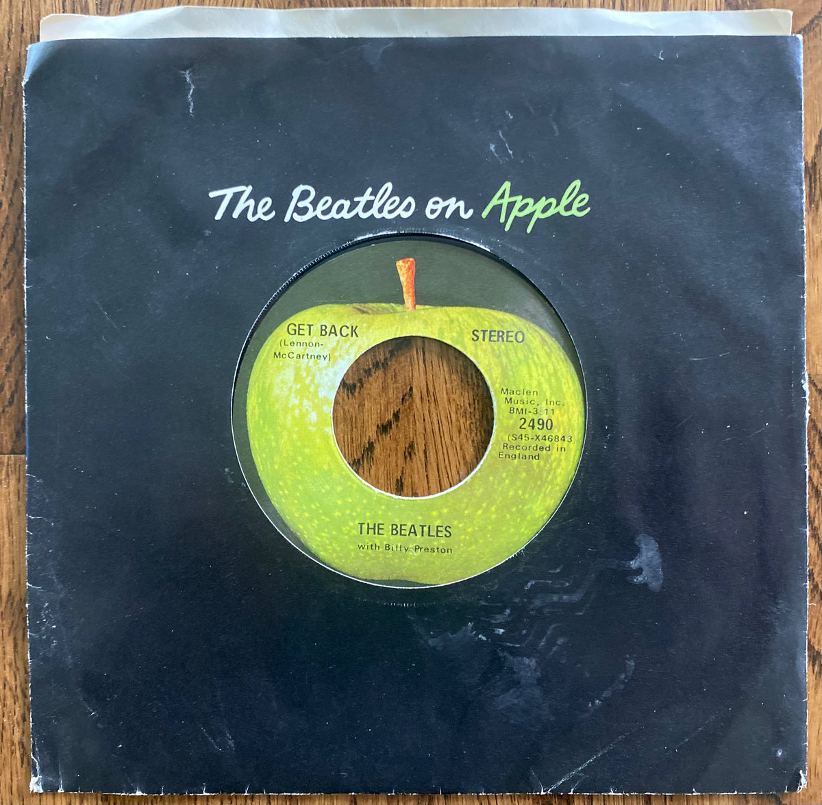 The Beatles 45 RPM "Get Back/Don't let me down" – Turntable Treasures